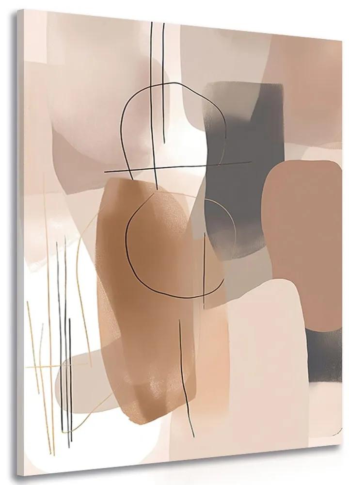 Obraz abstraktní tvary No10 Varianta: 40x60