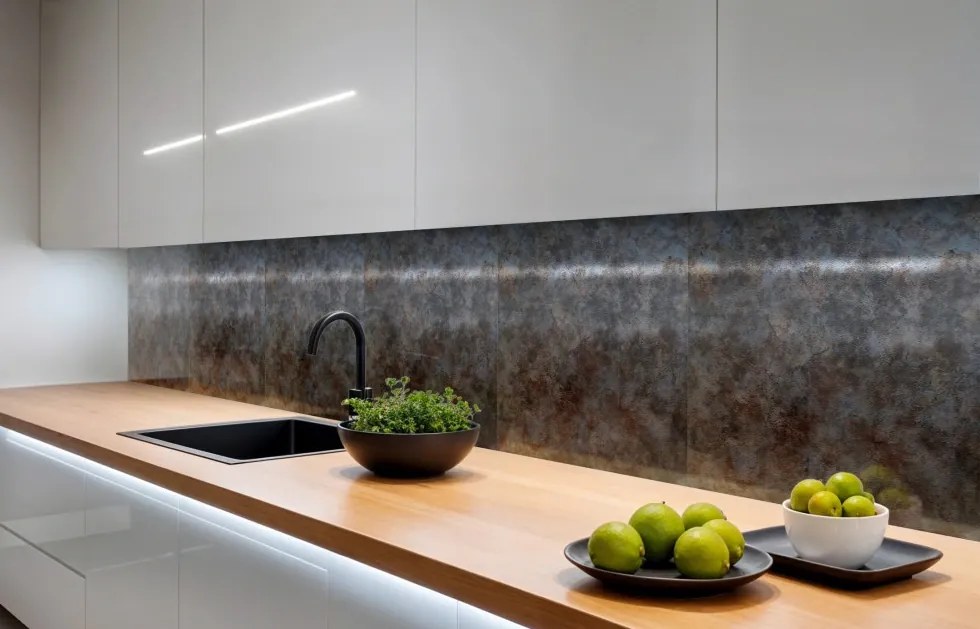 Designový FLEXI panel Rust PUV11 60x60 cm