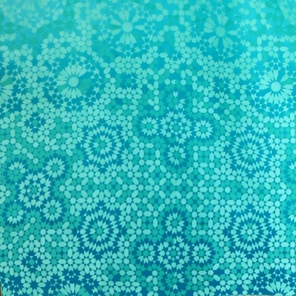 Bellatex Koupelnový závěs 180x200 cm Mozaika Modrá