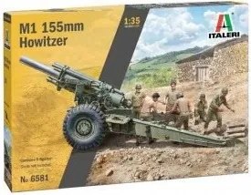Plastikový model model kit military 6581 - m1 155mm howitzer