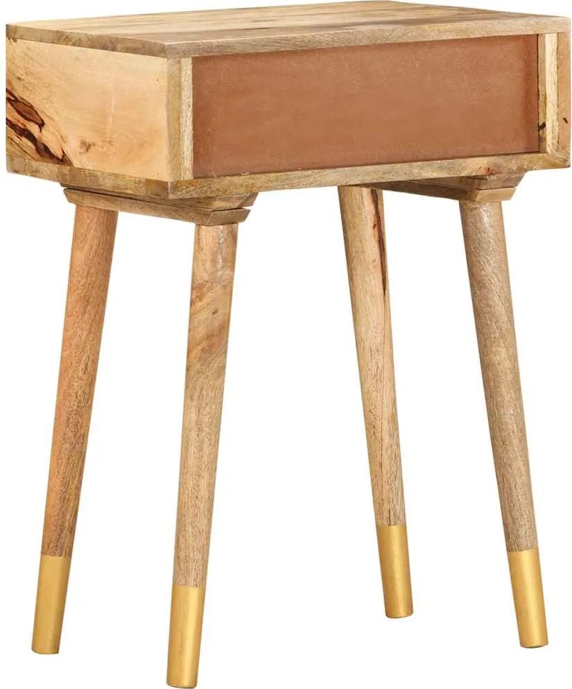 Noční stolek 43 x 30 x 58 cm masivní mangovníkové dřevo 285857
