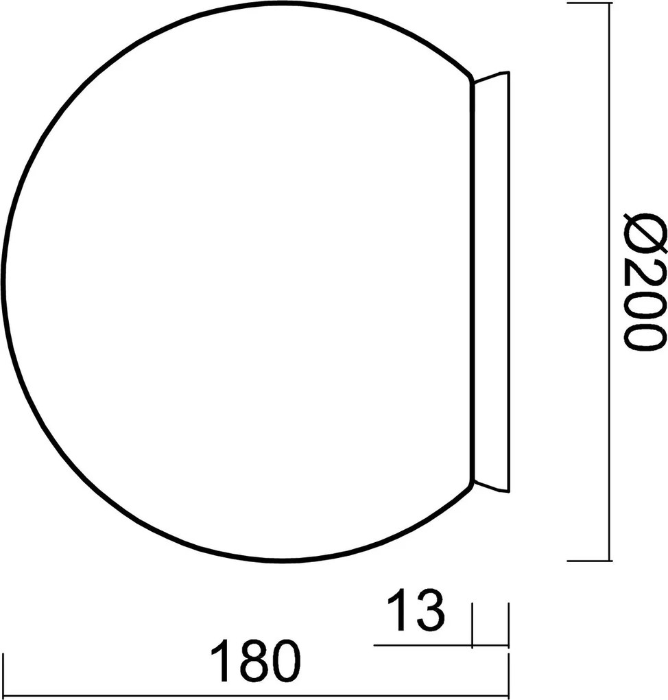 OS SKA68414 SKAT 1 stropní/nástěnné plastové svítidlo mosaz / bílá IP65 3000 K 8W LED - OSMONT