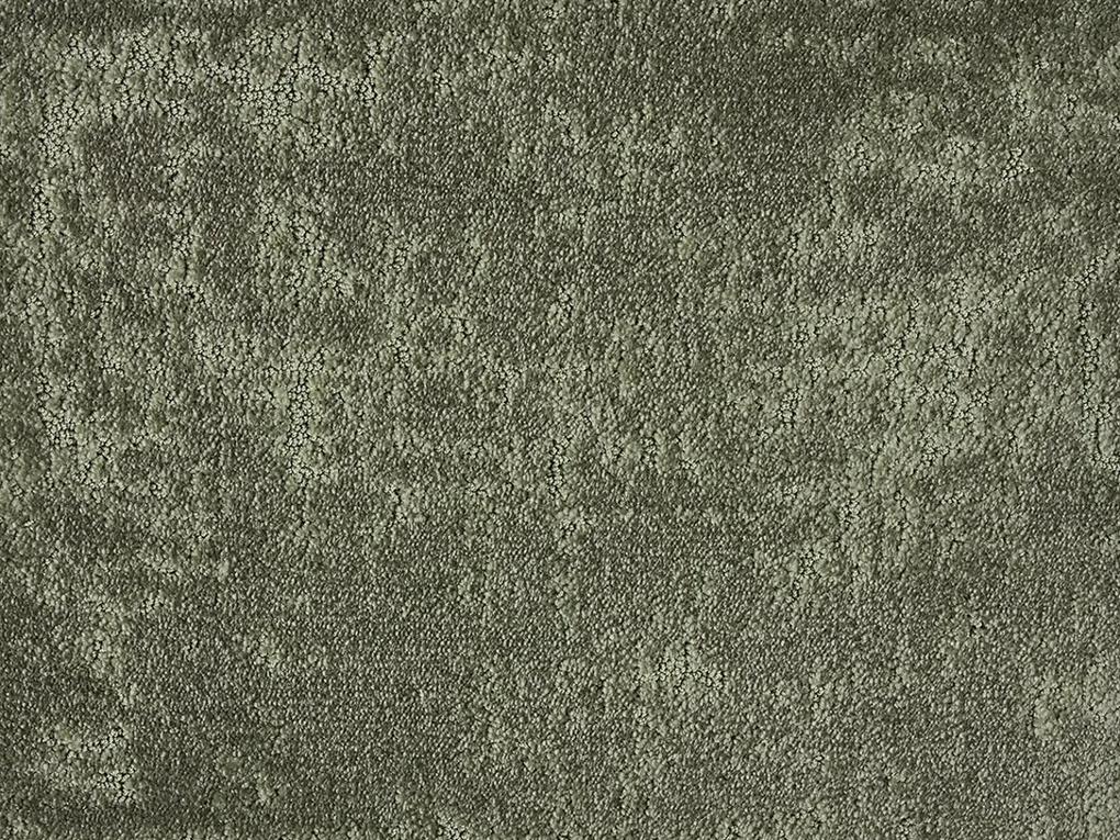 Luxusní koberec Lano Basalt Vintage 490 kamenná cesta zelný Šíře role: 4 m