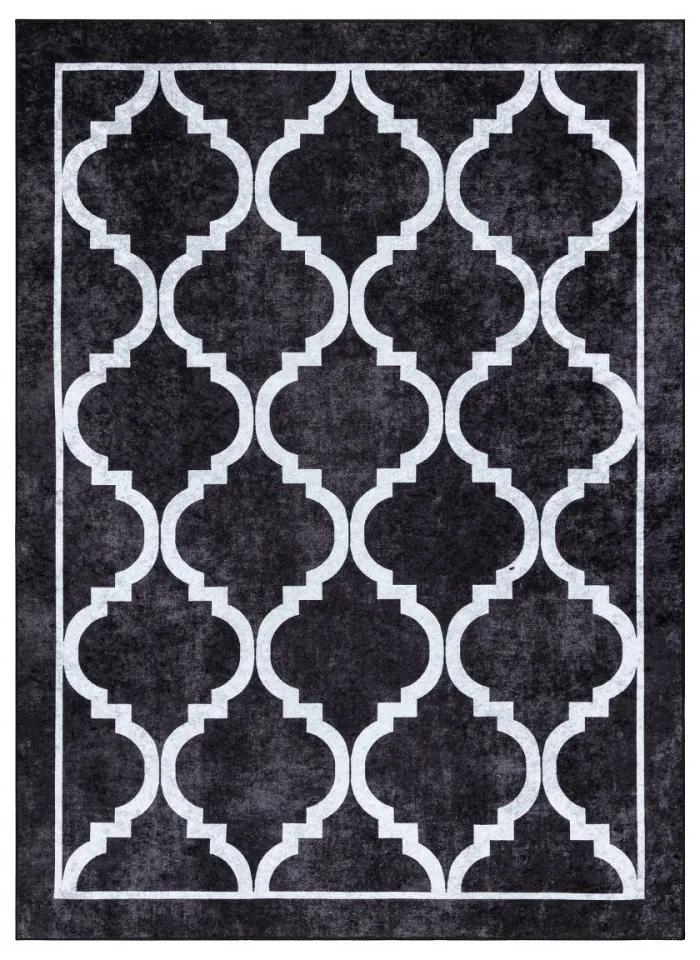 Kusový koberec Agase černý 200x290cm