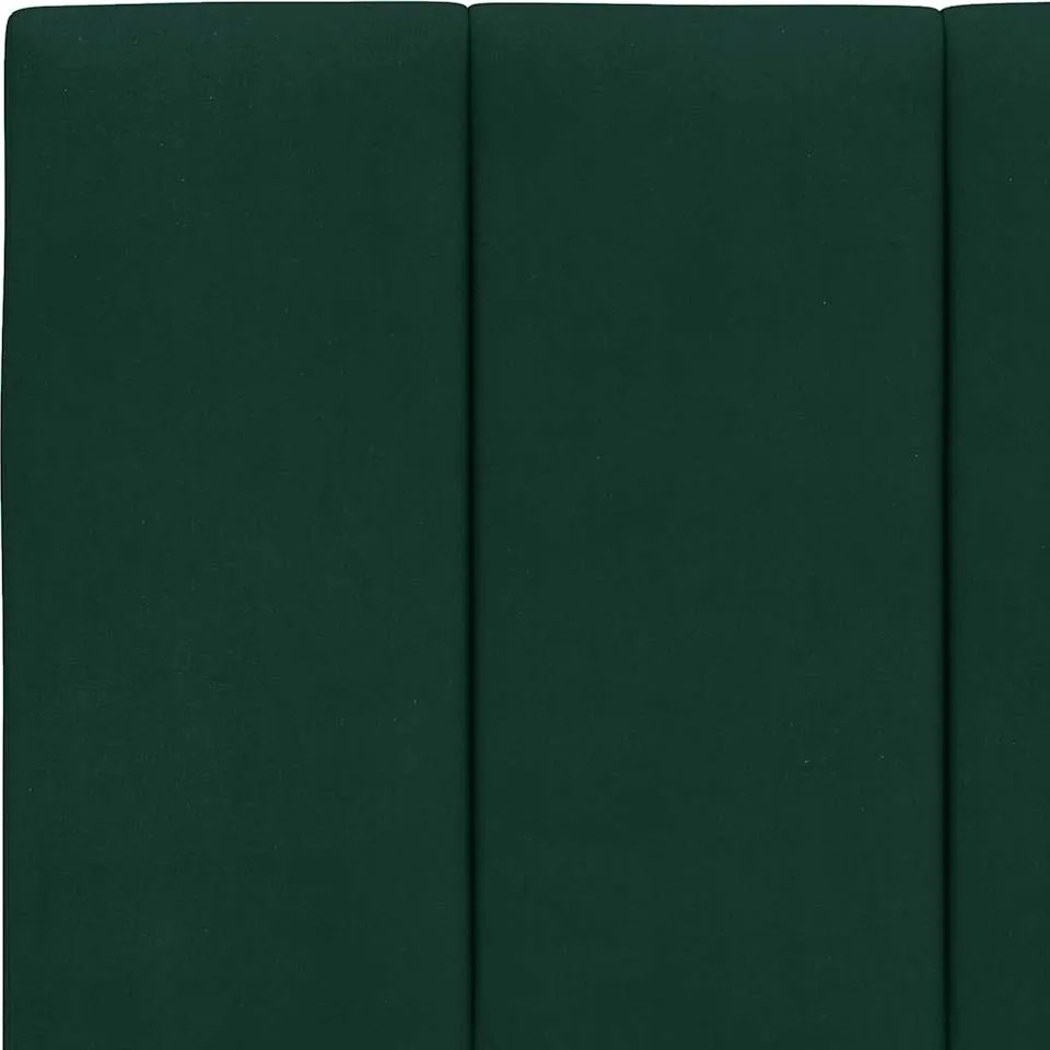 Postel s matrací Hanko tmavě zelená 200 x 200 cm samet 3208619