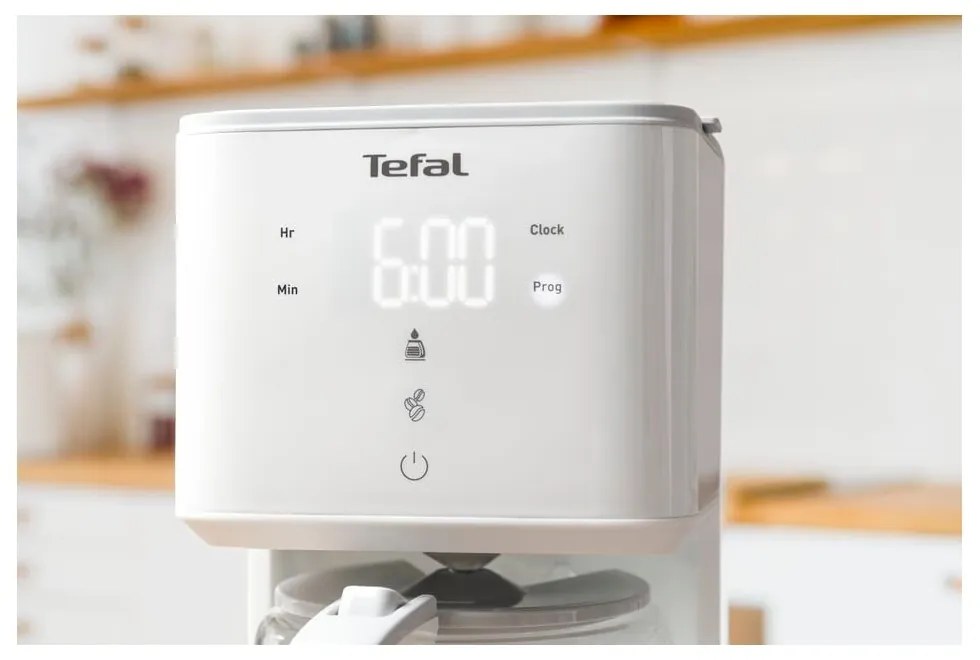 Bílý kávovar na filtrovanou kávu Sense CM693110 – Tefal