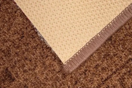 Associated Weavers, Protiskluzový běhoun na míru Jena 44, šíře 120 cm, hnědá, chodba / předsíň