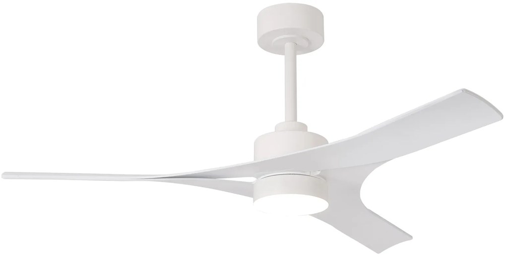 Mantra Thai, lopatkový ventilátor se svítidlem a dálk. ovladačem LED 30W 2700-5000K, bílá, průměr 122cm
