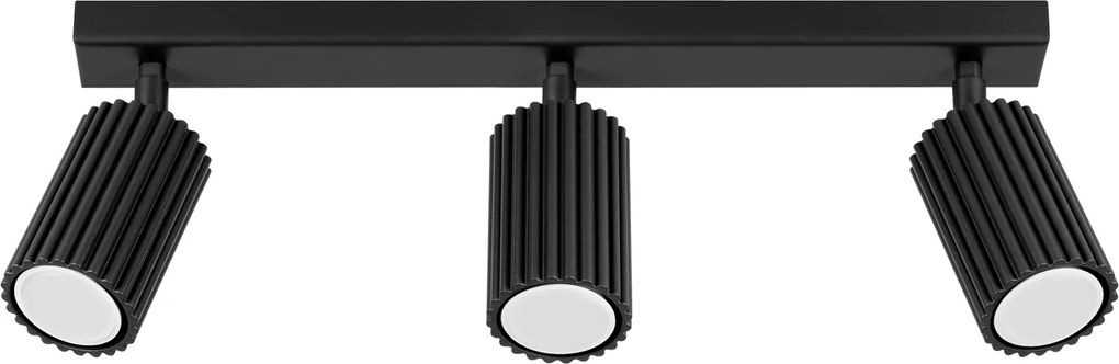 Sollux Lighting Stropní svítidlo KARBON 3L černé