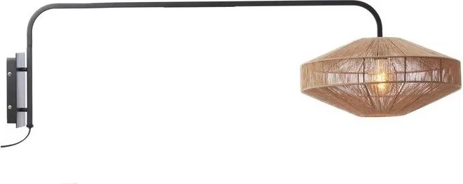 Kovové nástěnné svítidlo do zásuvky v přírodní barvě ø 43 cm Lyra – Light & Living