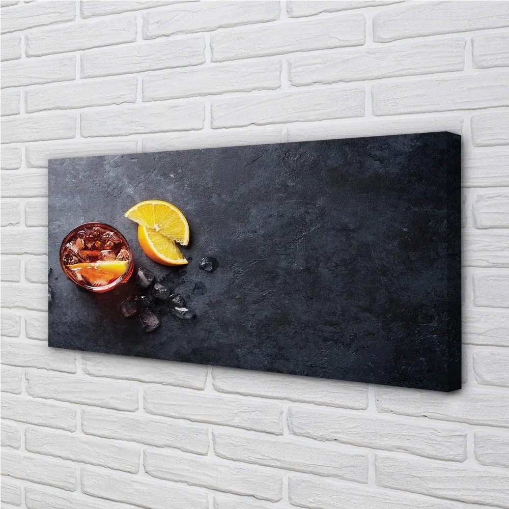 Obrazy na plátně Ledový čaj citron 140x70 cm