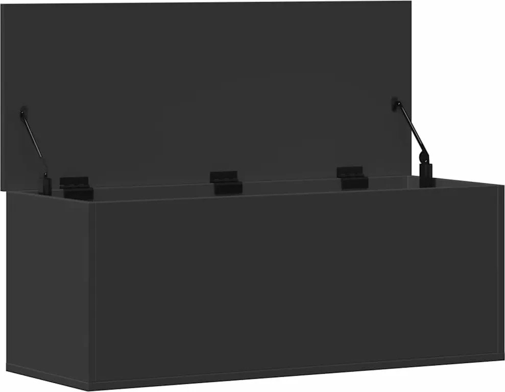 vidaXL Úložný box 90 x 35 x 35 cm kompozitní dřevo [840682] Barva: kouřový dub