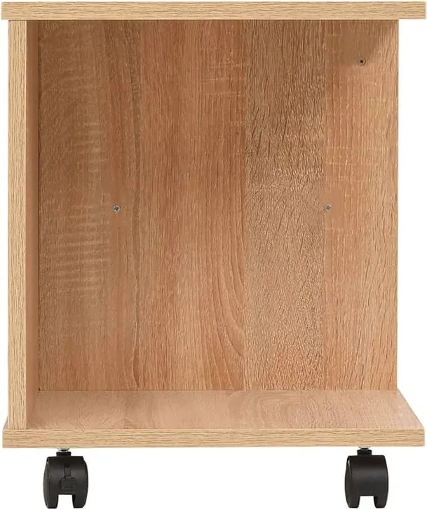 Pojízdná polička 50 x 35 x 42 cm dub 245723
