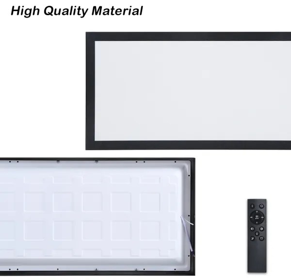 Brilagi - LED Stmívatelné svítidlo FRAME SMART LED/30W/230V černá IP44 + DO