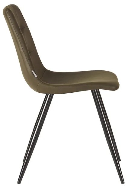 LABEL51 jídelní židle JAY zelená Color: Army green UK-30.232