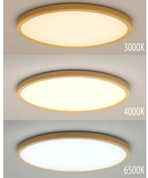LED Stropní svítidlo LED/24W/230V 3000/4000/6500K pr. 30 cm béžová