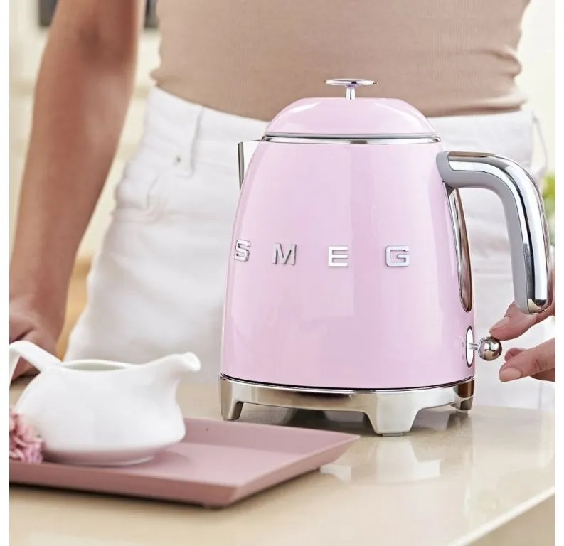 SMEG 50's Retro Style rychlovarná konvice 0,8 l růžová, KLF05PKEU