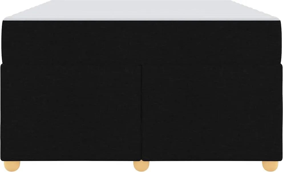 Rám postele s matrací Černá 120 x 190 cm textil 3399344