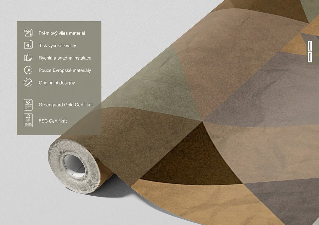 Fototapeta na míru Abstrakce s Trojúhelníky | Vliesová fototapeta na zed' | DFTNS1256