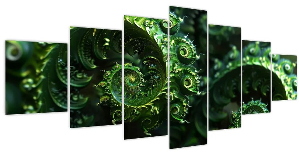 Obraz - Spirály (210x100 cm)