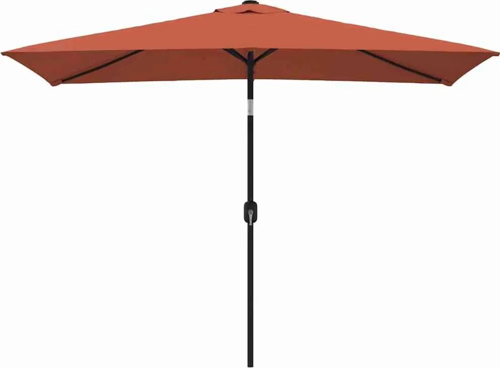 vidaXL Slunečník 200 x 300 cm pískově obdélníkový [44503] Barva: Černá