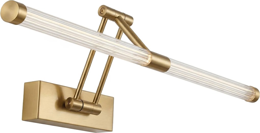 Toolight Toolight, LED nástěnné svítidlo 60cm, 13W, 4000K, 1000lm, APP1900-1W, zlatá matná, OSW-66055