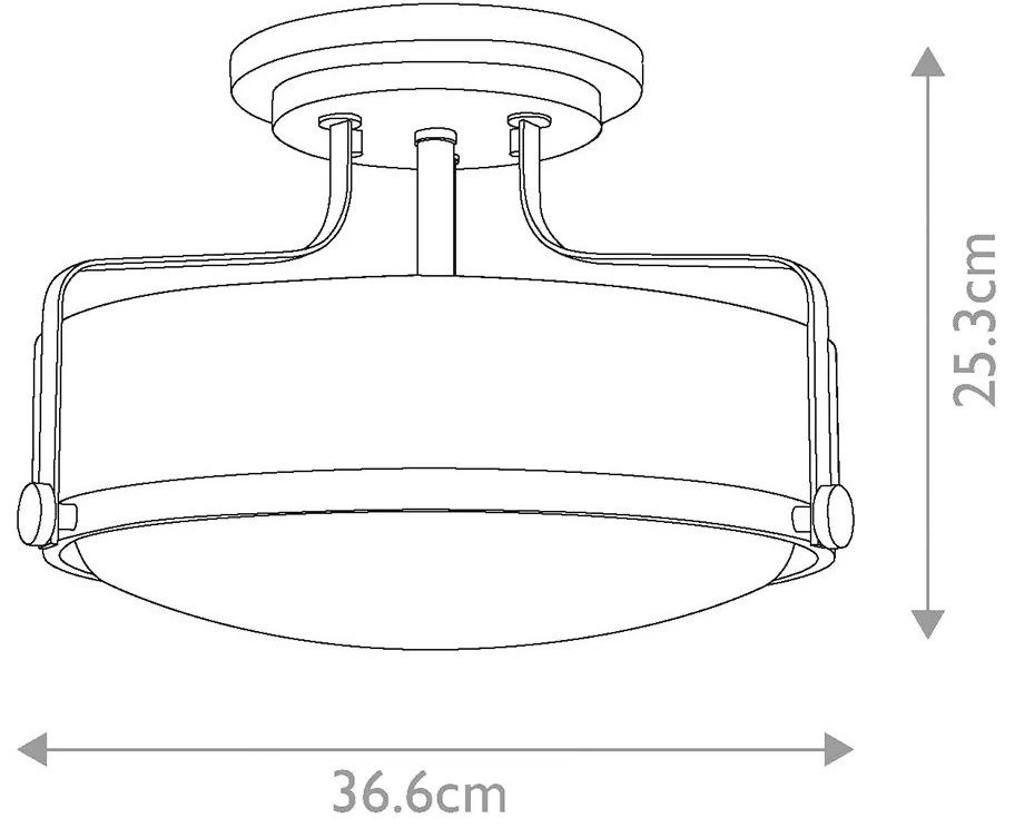 Elstead HARPER-SFS-CM-CS stropní světlo/chrom/2xE27