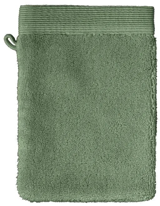 SCANquilt modalový ručník MODAL SOFT olivová žínka 15 x 21 cm
