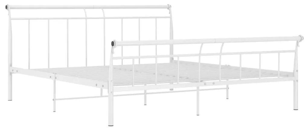 Rám postele bílý kov 180 x 200 cm,  325046 HangarStore.cz