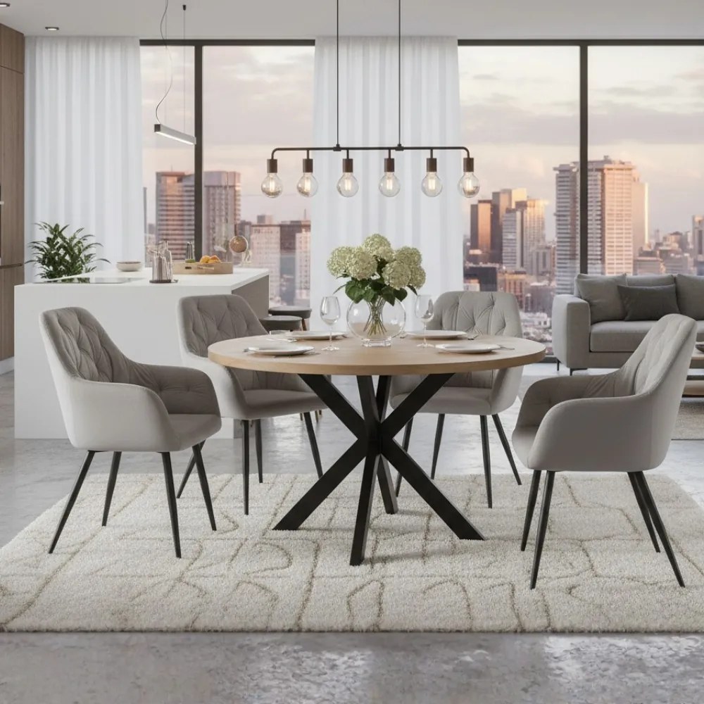 Designové křeslo, šedá Velvet látka, VERIO NEW