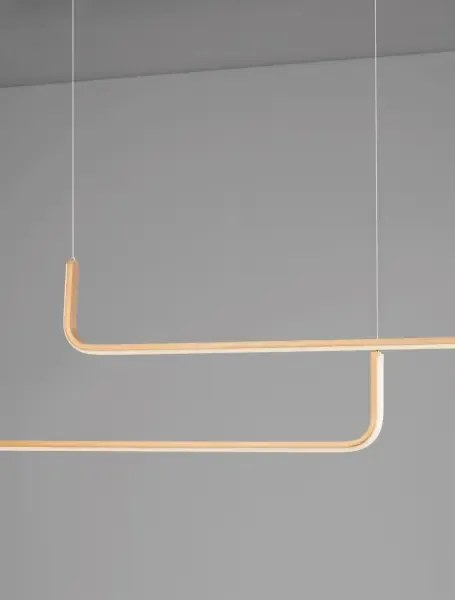 Designový lustr Strita zlatá