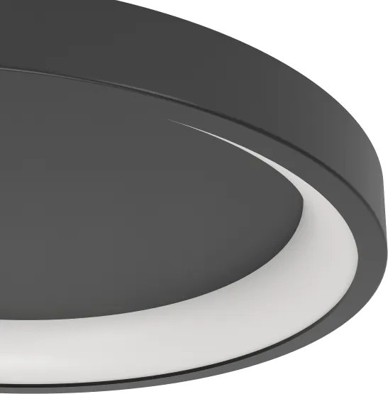 Eglo 901909 - LED RGBW Stm. str. svíti. LORETELLO-Z LED/19,6W/230V pr.35cm černá