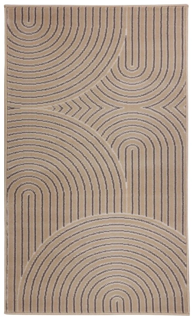 Alfa Carpets, Kusový koberec Thumbs ivory, 80x150, béžová, ložnice