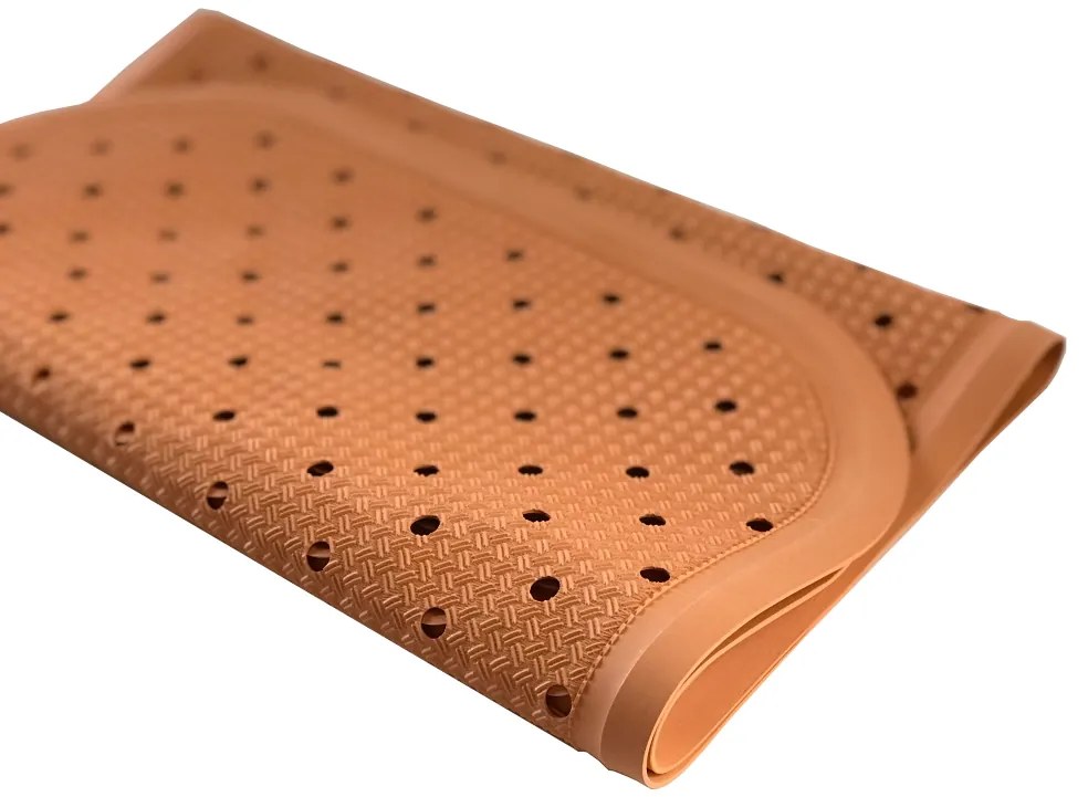 Protiskluzová podložka do vany 76 x 34 cm - Oranžová