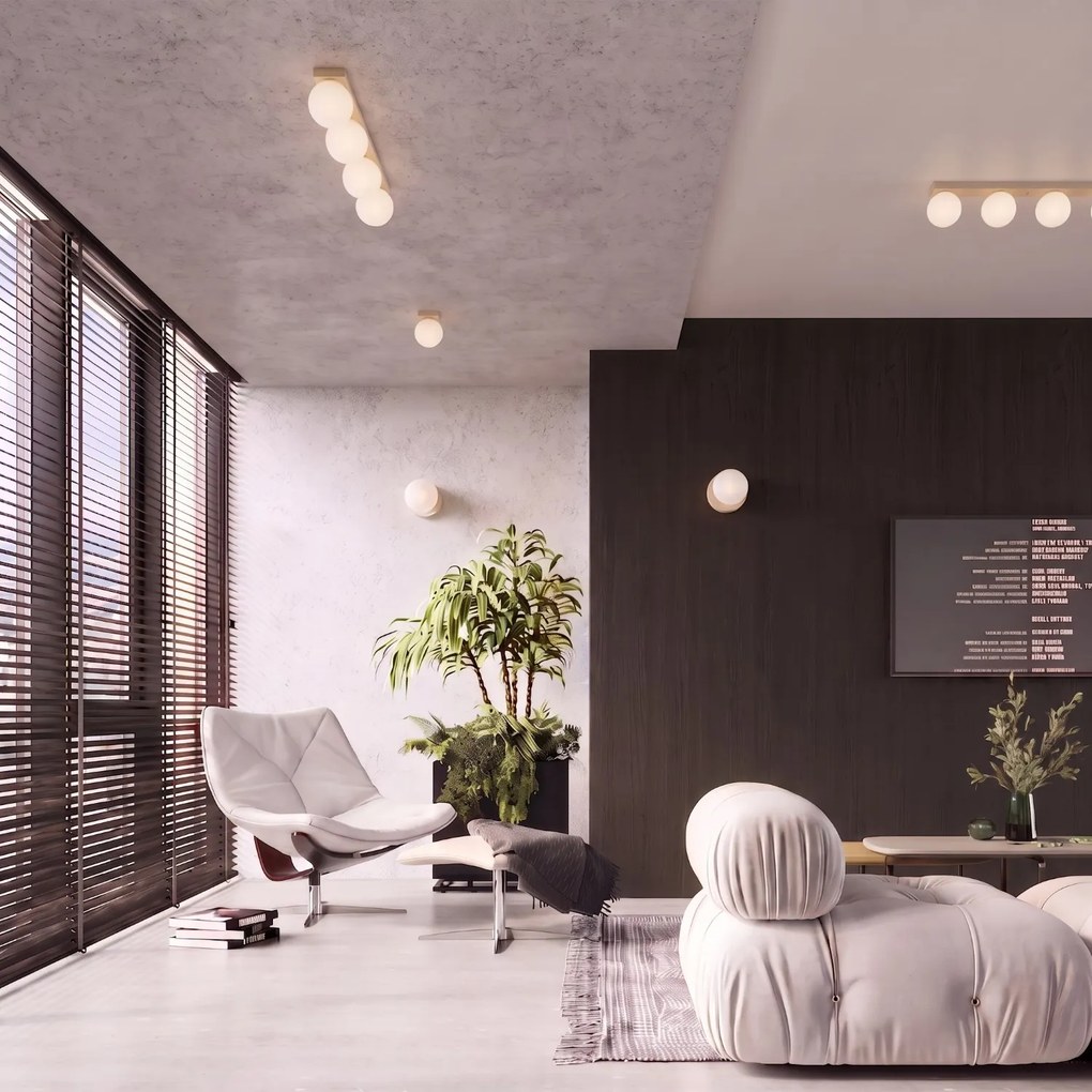 Sollux Lighting Stropní svítidlo YOLI 4 béžové
