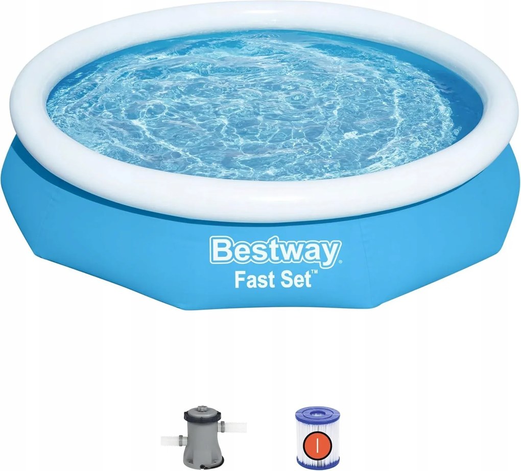 Bestway Fast Set Bazén Set 3.05MX 66CM S Filtračním Čerpadlem (57458)