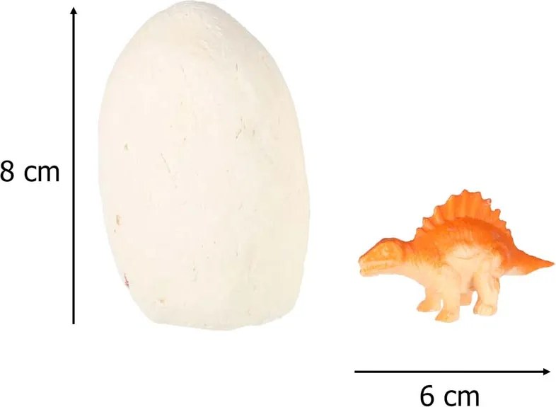 Creative Corner Dinosauři vykopávky figurky dinosauřích vajec archeologická sada 12 vajec