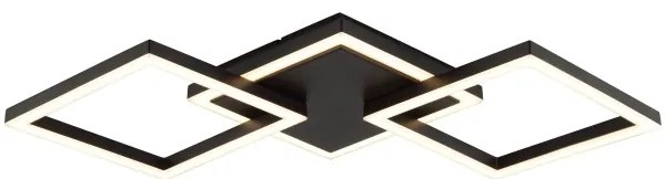 Brilliant - LED Stropní svítidlo JORVIC LED/21W/230V 28x61,5 cm černá