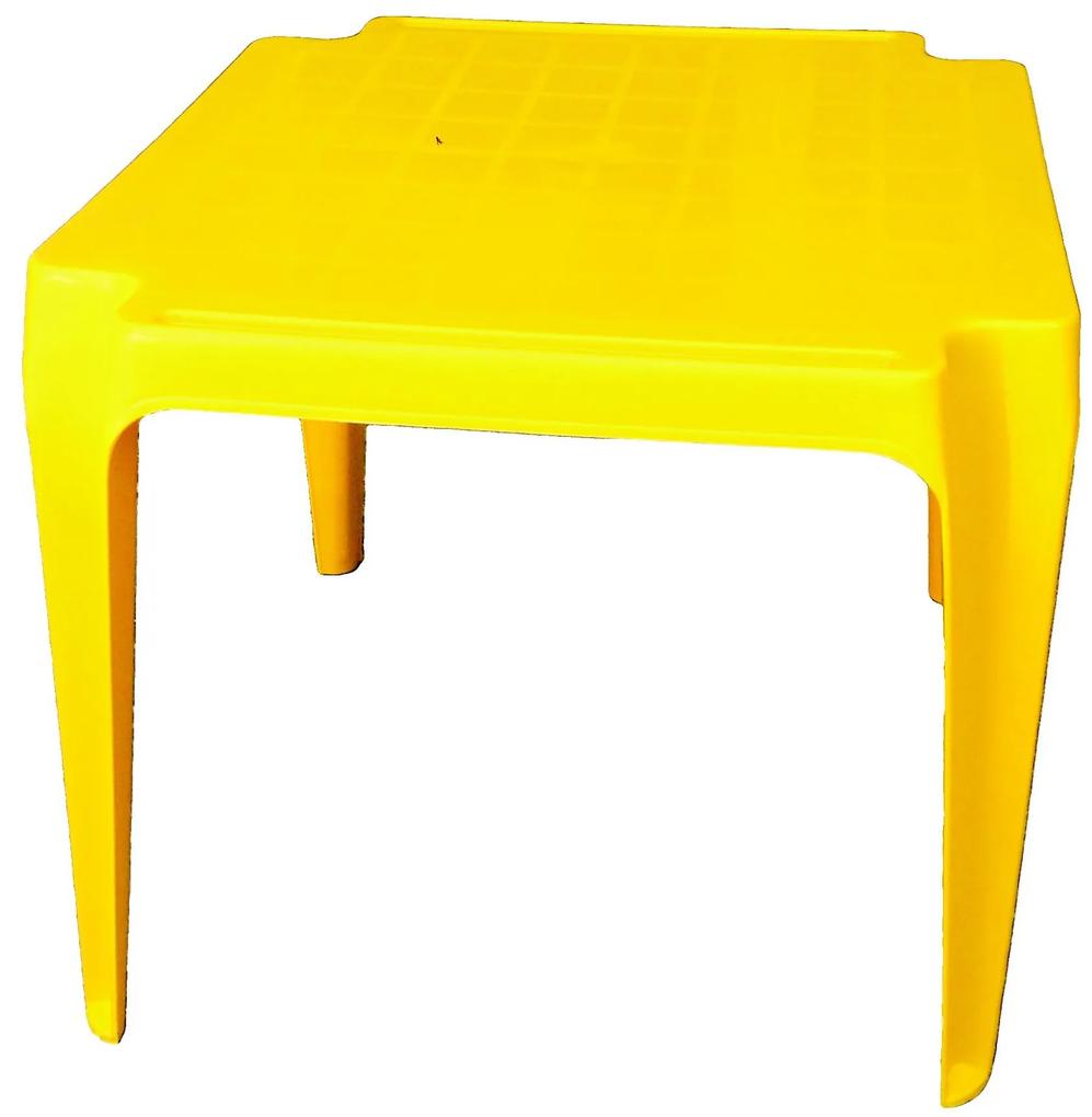 Ipea Dětský plastový stoleček, Žlutý