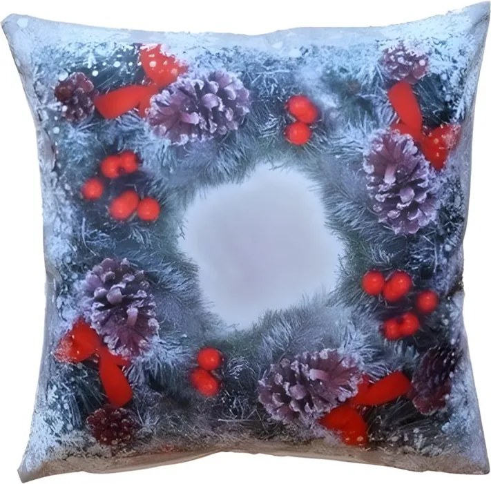 Povlak na polštář Vánoční jehličí 40 × 40 cm