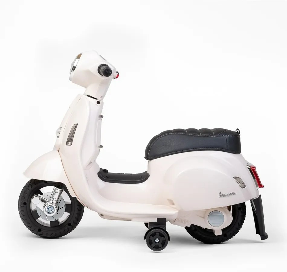 Baby Mix Dětská elektrická motorka Vespa, bílá
