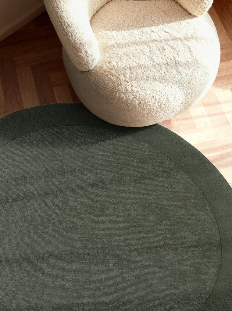 Villeroy & Boch Kusový koberec Kivi 106284 Green kruh, 150x150 (průměr) kruh, zelená, ložnice