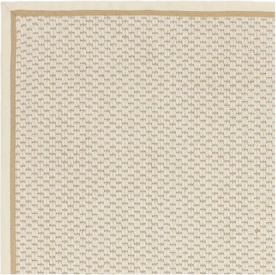 Krémový oboustranný/ručně tkaný koberec s příměsí vlny 80x160 cm Korra Double Loop – Asiatic Carpets