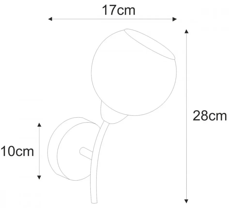 Nástěnné svítidlo K-JSL-1302/1W z řady FONS