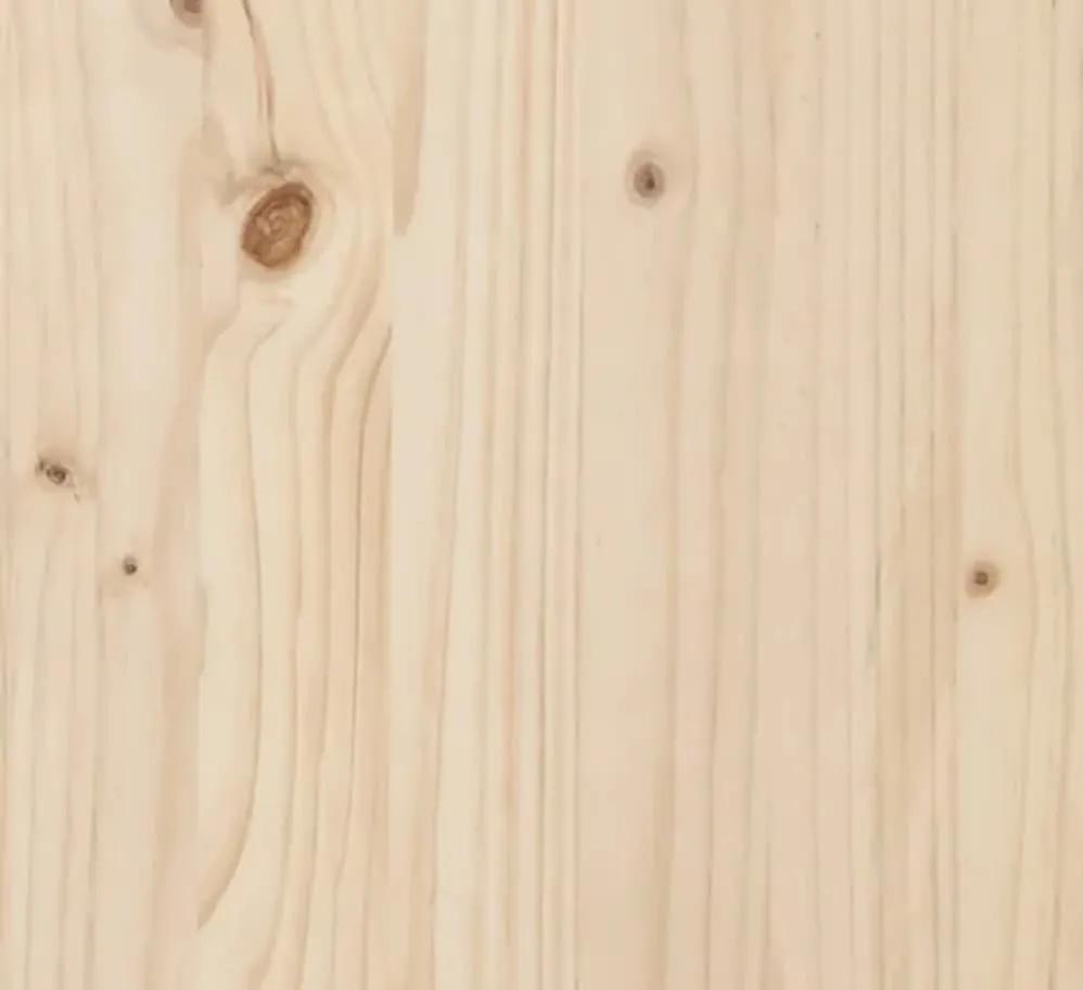 vidaXL Rám postele masivní borovice 90 x 200 cm [3105145] Barva: Bílá