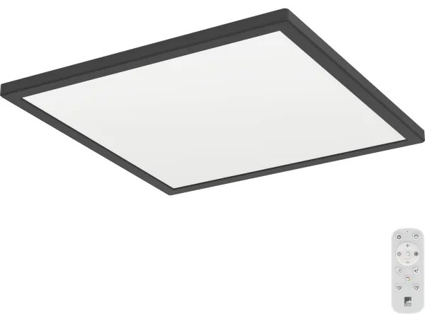 Eglo 901456-LED St. koupel. svítidlo ROVITO-R 17,6W/230V 39x39cm IP44 černá + DO