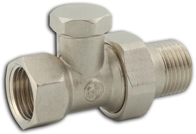 Novaservis radiátorové šroubení uzavíratelné přímé 1/2" RA320/15