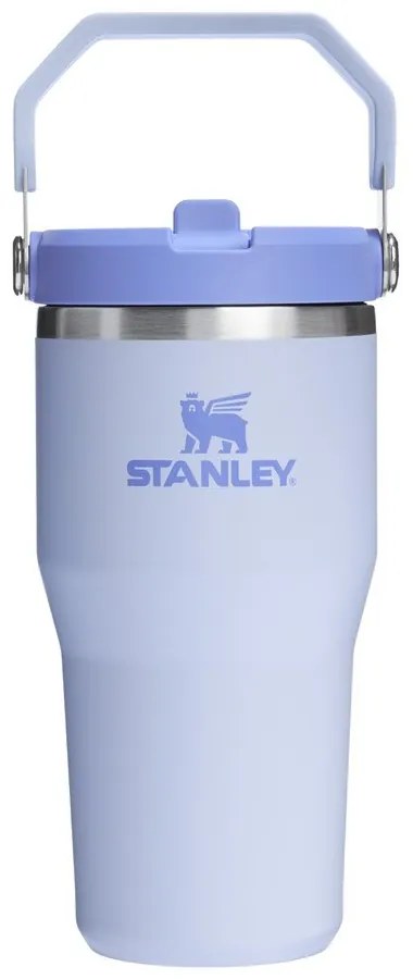 Fialová termoska z nerezové oceli 600 ml IceFlow™ Flip Straw 2.0 Tumbler Dew Drop – Stanley