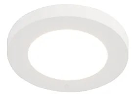 Moderní zapuštěné nebo přisazené bodové světlo bílé 11,7 cm vč. LED - Trans