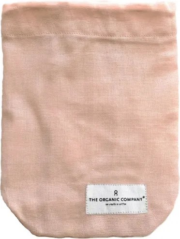 Bavlněný pytlík All Purpose Bag Pale Rose S The Organic Company
